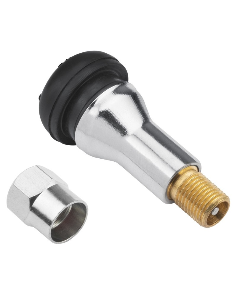 Valve pneu Tubeless en caoutchouc chrome TR413 (Vente 1 pcs)