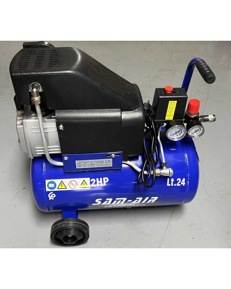 Compresseur d'air portable transmission directe 20L POUR ATELIER ...